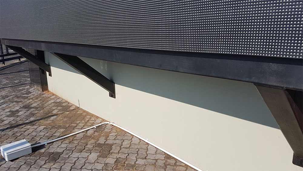 Wall-mounted Outdoor LED Screen installation, Mpumalanga - LED SOUTH AFRICA